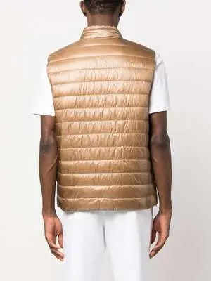Herno Reversible Padded Down Gilet - Brown
