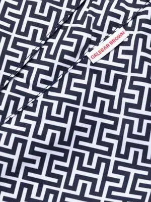 Orlebar Brown Bulldog Narin Graphic-print Swim Shorts - Blue