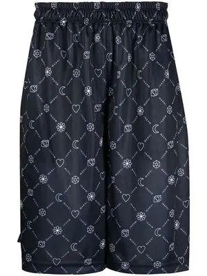 Marni Printed Shorts - Blue