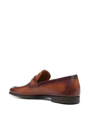 Magnanni Front-strap Almond-toe Loafers