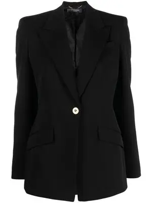 Versace Single-breasted Blazer - Black
