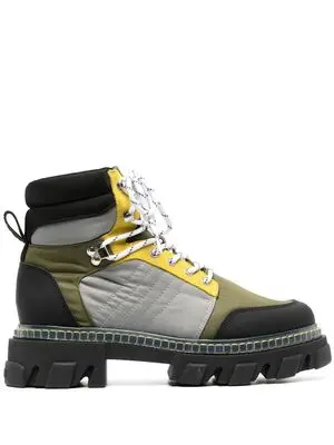 Ganni Patchwork Boots For Women