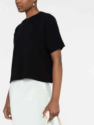 LISA YANG Cila Cashmere Top - Black