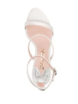 SOPHIA WEBSTER 85mm Rosalind Pearl Sandals