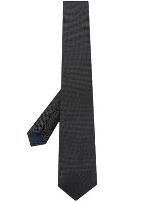 Polo Ralph Lauren Polka-dot Embroidered Neck Tie - Black