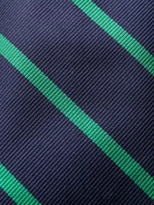 Polo Ralph Lauren Diagonal Stripe Silk Tie - Blue