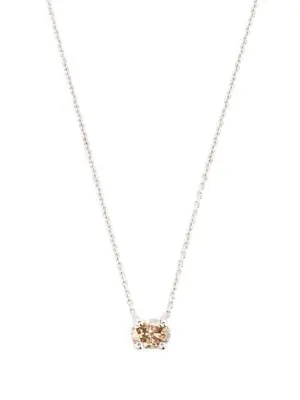 WOUTERS & HENDRIX 18kt White Gold Cream Diamond Necklace - Silver