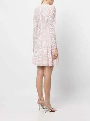 NEEDLE & THREAD Sequinned Skater Dress