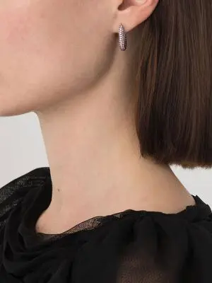SELIM MOUZANNAR Link Sapphire Earrings - Silver