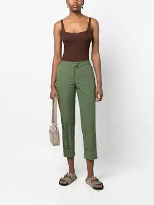 Fabiana Filippi Front-fastening Trousers - Green