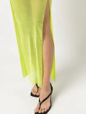 SANTA BRANDS Semi-sheer Maxi Dress - Green