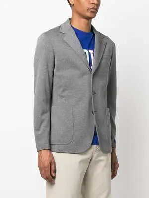 Polo Ralph Lauren Single-breasted Cotton-blend Blazer - Grey