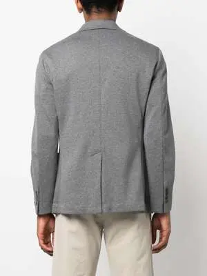 Polo Ralph Lauren Single-breasted Cotton-blend Blazer - Grey