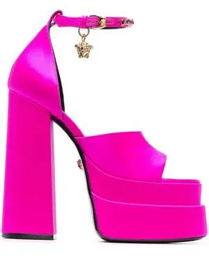 Versace Medusa Aevitas Platform Sandals - Pink