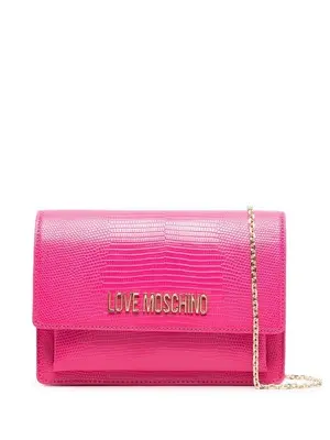 Moschino Logo-plaque Satchel Bag