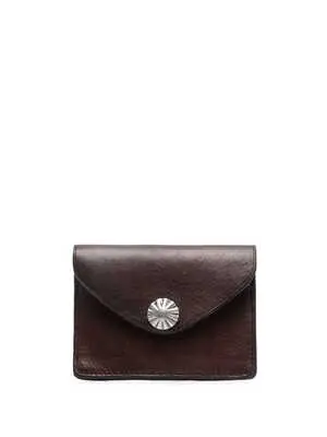 Ralph Lauren Leather Card Wallet - Brown