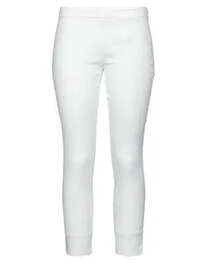 120% Lino 120% LINO Tapered Pants Off White
