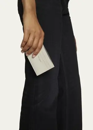 Saint Laurent Monogram Card Case In Patent Leather