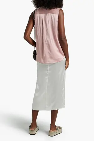 Equipment Therese Silksatin Top