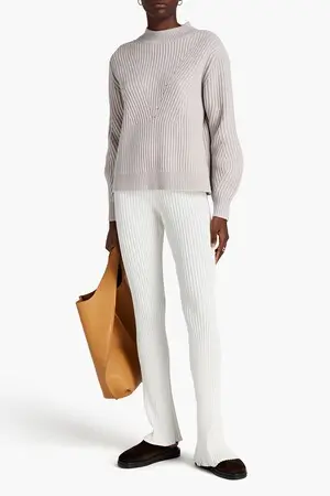 Chinti & Parker Ribbed Wool And Cashmereblend Sweater