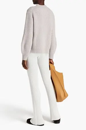 Chinti & Parker Ribbed Wool And Cashmereblend Sweater