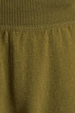 Alberta Ferretti Wool And Cashmereblend Track Pants