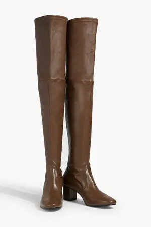 STUART WEITZMAN Genna 60 Leather Thigh Boots