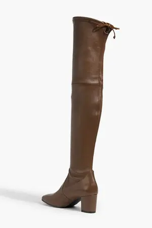 STUART WEITZMAN Genna 60 Leather Thigh Boots