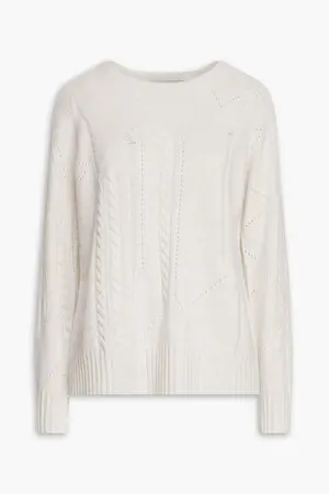 Autumn Cashmere Cableknit Cashmere Sweater
