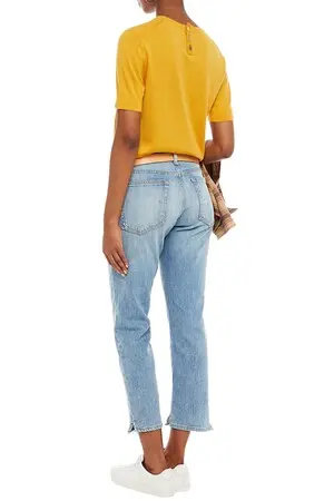 Rag & Bone Dre Cropped Faded Boyfriend Jeans