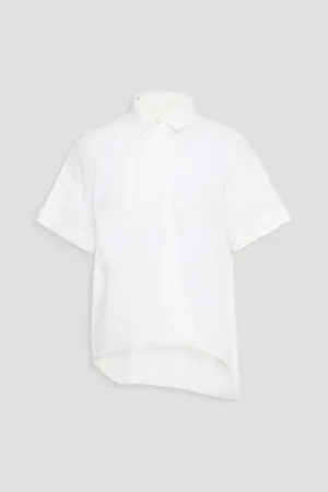 Rag & Bone Cotton Gauze Crossover Shirt