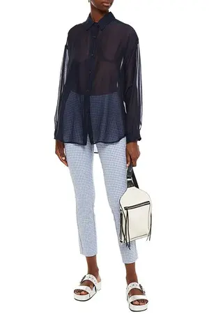 Rag & Bone Boyfriend Oversized Cotton-blend Voile Shirt