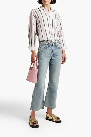 Rag & Bone Maya Faded Highrise Kickflare Jeans