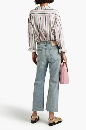 Rag & Bone Maya Faded Highrise Kickflare Jeans