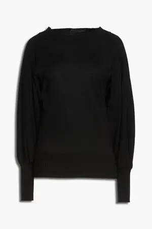 Alberta Ferretti Wool Sweater - Black