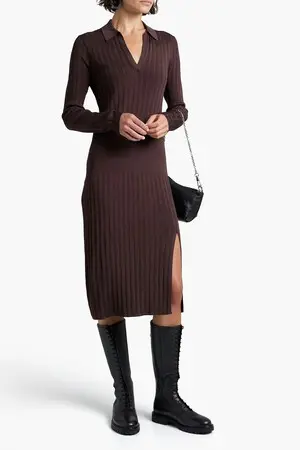 Rag & Bone Dawson Ribbedknit Midi Dress