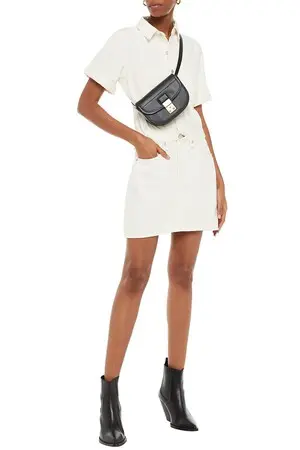 Rag & Bone All In One Denim Mini Shirt Dress