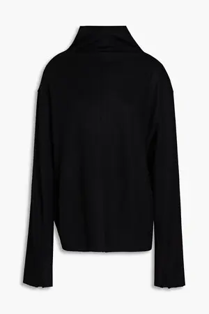 Rag & Bone Yan Wooljersey Turtleneck Top