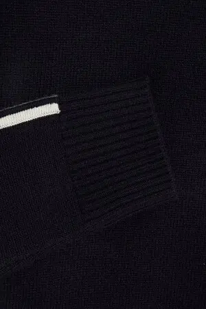 Chinti & Parker Ripple Striped Wool And Cashmere-blend Turtleneck Sweater