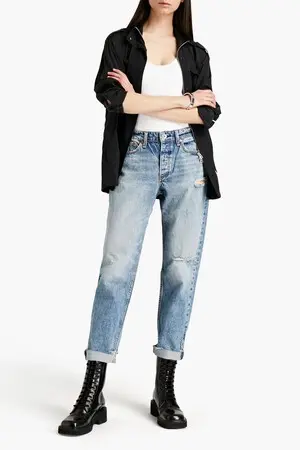 Rag & Bone Rosa Distressed Boyfriend Jeans