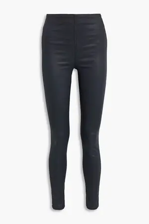 Rag & Bone Nina Coated Highrise Skinny Jeans - Navy