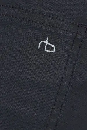 Rag & Bone Nina Coated High-rise Skinny Jeans - Navy