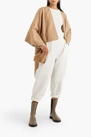 Rag & Bone Reversible Cashmerefelt Poncho - Camel