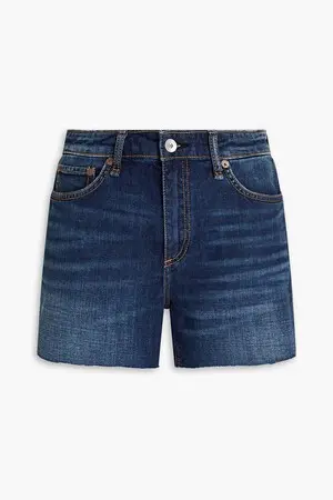 Rag & Bone Dre Faded Denim Shorts