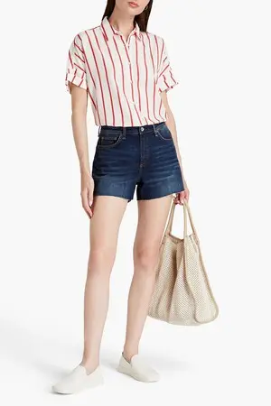 Rag & Bone Dre Faded Denim Shorts