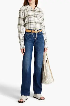Rag & Bone Alex Faded Highrise Straightleg Jeans
