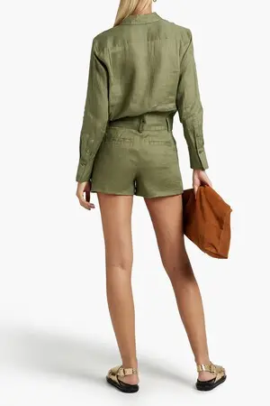 Equipment Valerie Linen Playsuit