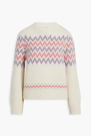 CHINTI & PARKER Chinti And Parker Fair Isle Alpaca-Blend Sweater