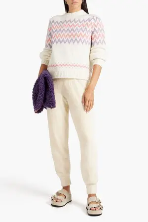Chinti & Parker Fair Isle Alpaca-blend Sweater