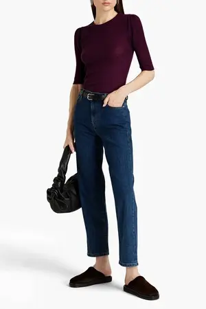 Autumn Cashmere Ribbed Cashmere Sweater